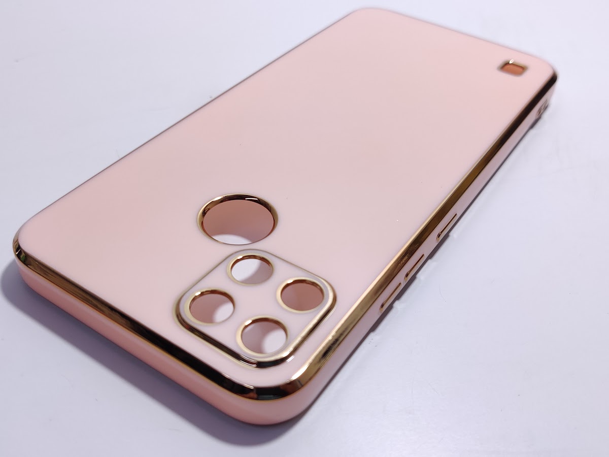 Realme C21Y & C25Y TPU Gold Chrome Back Cover – BT Limited Edition Store
