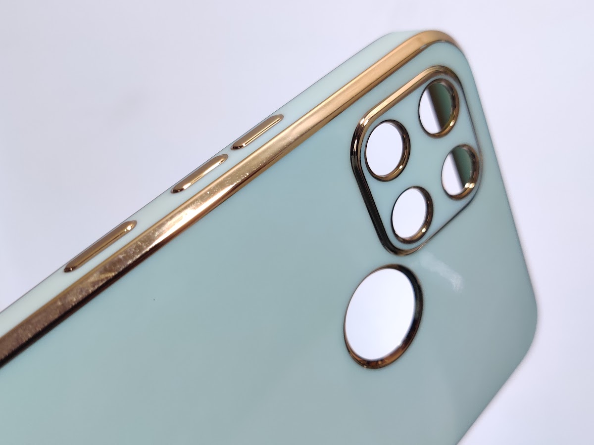 Realme C21Y & C25Y TPU Gold Chrome Back Cover – BT Limited Edition Store