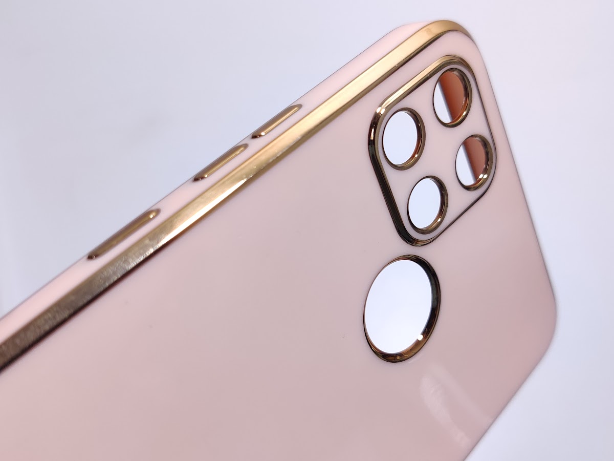 Realme C21Y & C25Y TPU Gold Chrome Back Cover – BT Limited Edition Store