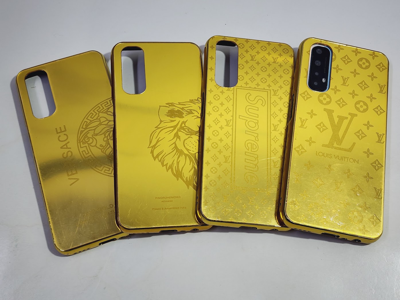 Realme 7 & Narzo 20 Pro Golden Back Cover – BT Limited Edition Store