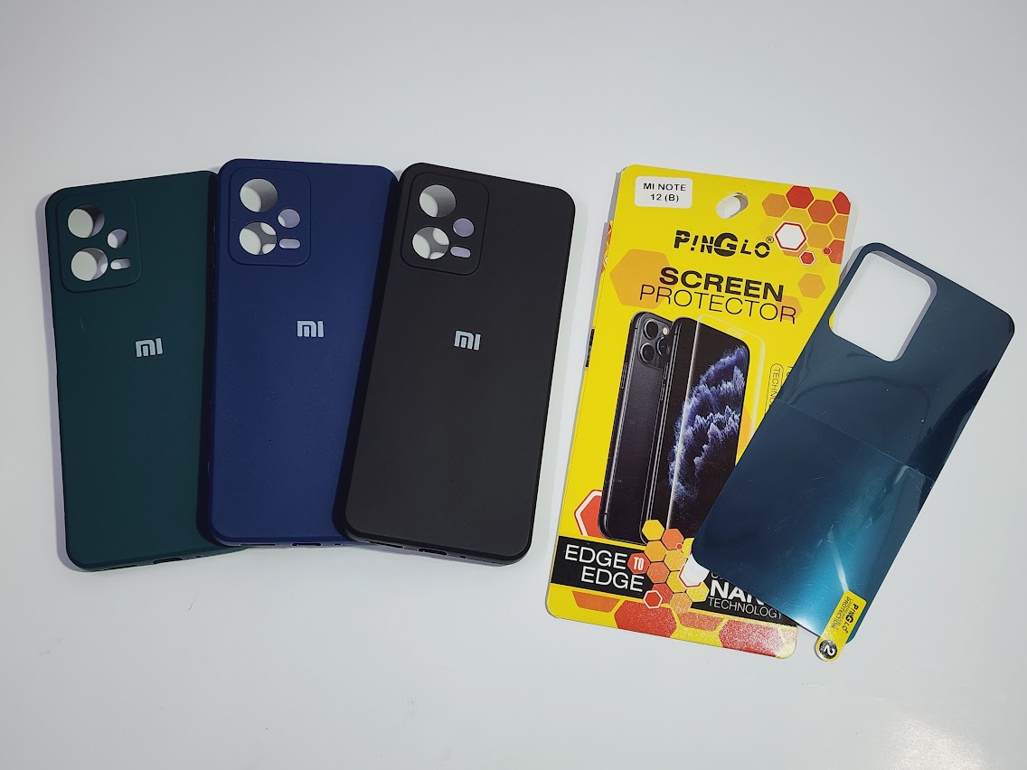 Redmi Note 12 Silicone Back Cover Combo – BT Limited Edition Store