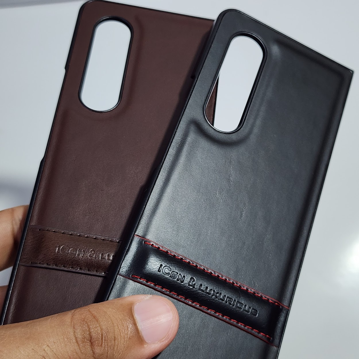 Samsung Galaxy Z Fold 3 Leather Back Cover icon – BT Limited Edition Store