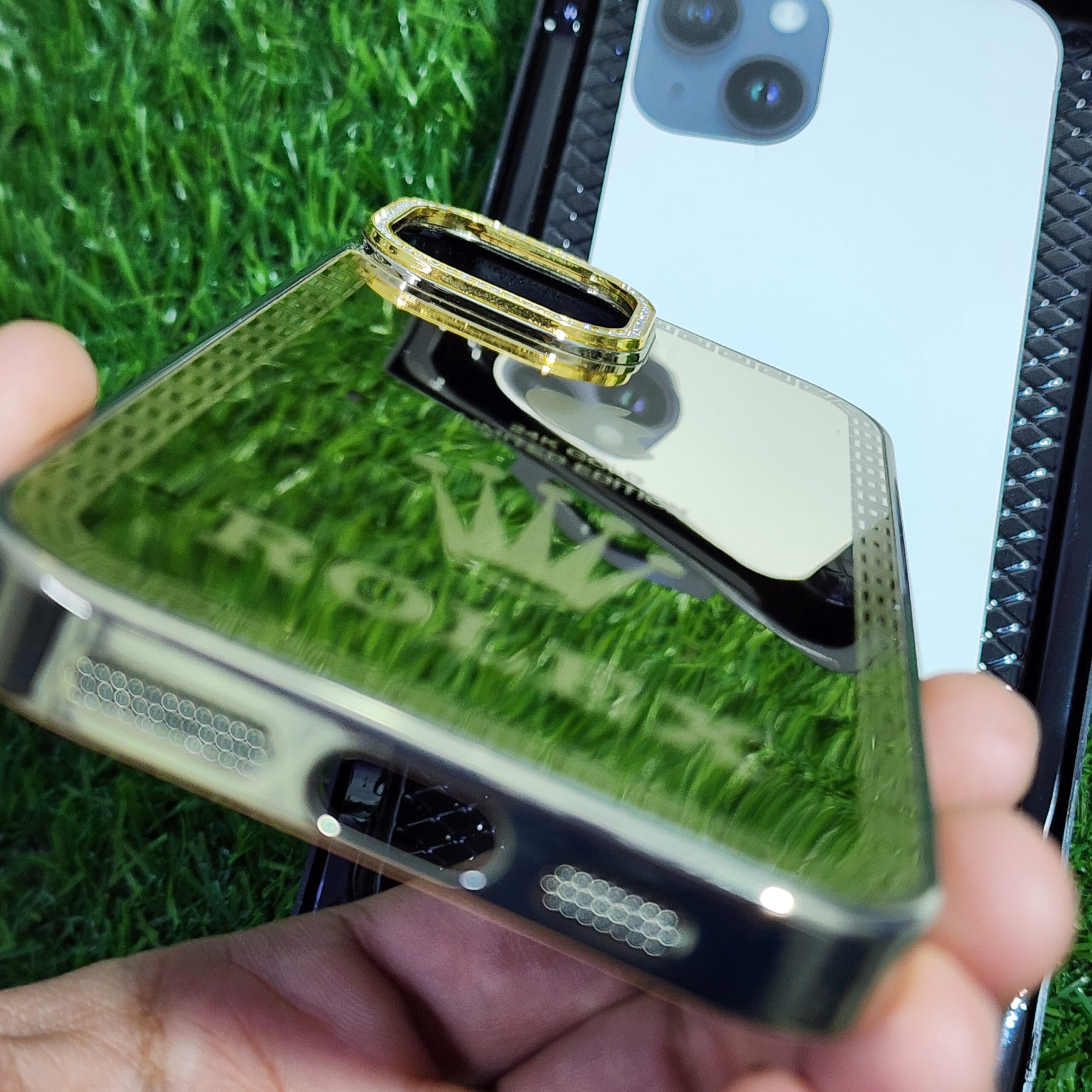 iPhone 15 24K Golden Back Cover – BT Limited Edition Store