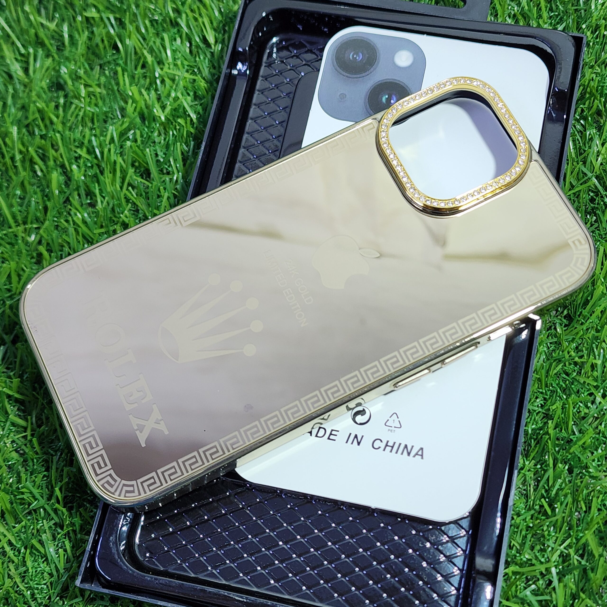 iPhone 15 24K Golden Back Cover – BT Limited Edition Store